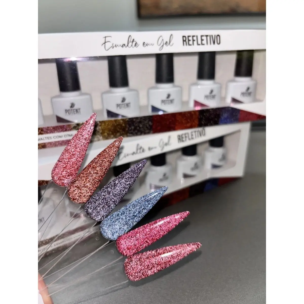 Kit B Esmalte em Gel Refletivo Potent - Kit B Esmalte em Gel Refletivo ...